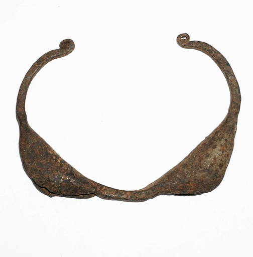 Rare Wrought Iron Slave Collar With Runaway Metal Bells