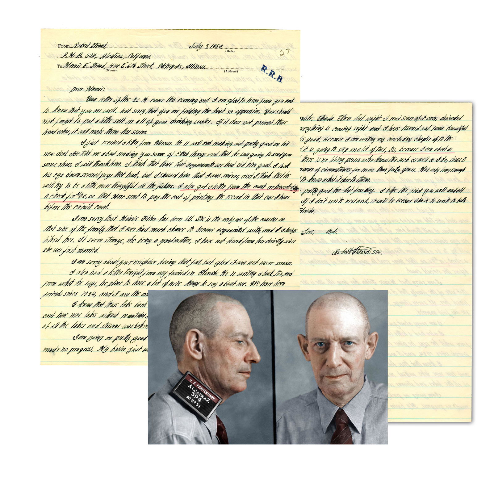 Robert Stroud, "birdman Of Alcatraz" Als Re: An