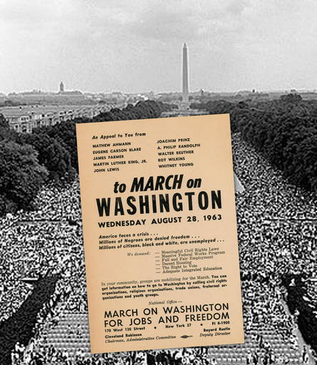 March on Washington for Jobs and Freedom Vintage Flyer - May 26, 2021 ...