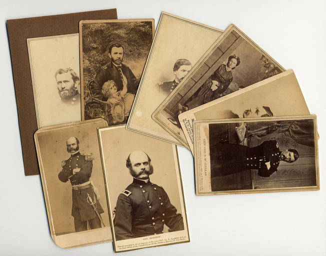 Civil War Generals Grant, Mcclellan & Burnside, Archive