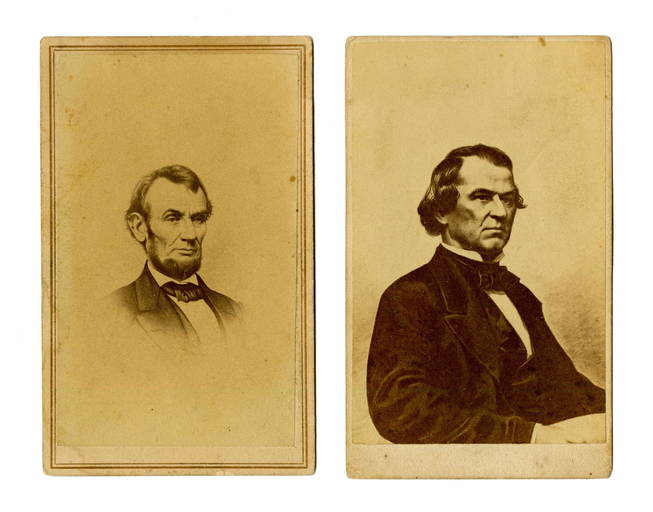 Superb Abraham Lincoln And Andrew Johnson