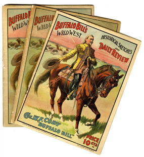 [wild West Shows]. A Group Of 2 Programs For Buffalo Bill's Wild West ...