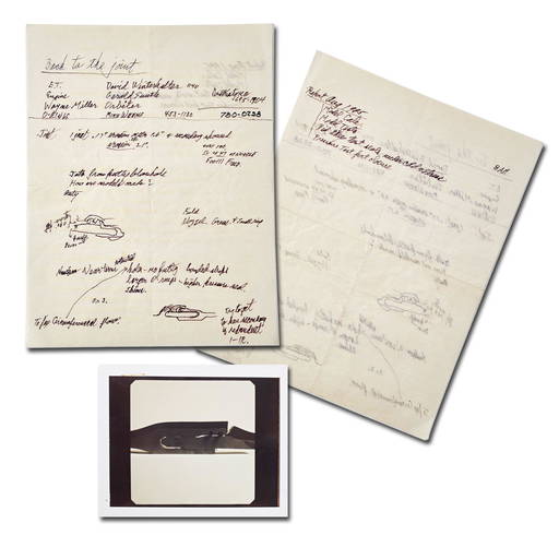Richard Feynman Handwritten Notes Re: SS Challenger (#0439) on Feb 16 ...