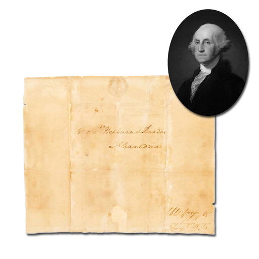 George Washington Handwritten Address Leaf