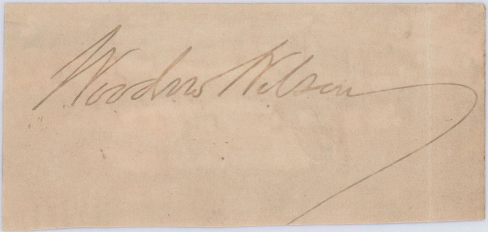 Woodrow Wilson Clip Signature (#0154) on Jun 22, 2022 | University ...