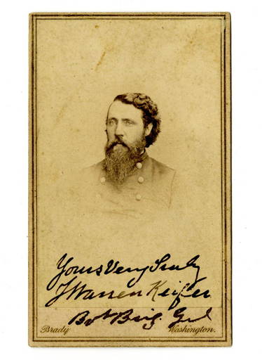 Joseph W. Keifer Signed Carte de Visite (#0346) on Jun 22, 2022 ...
