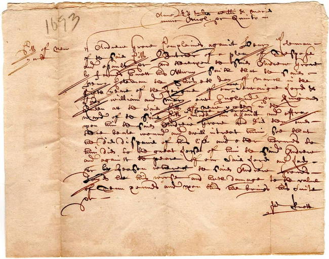 1693 Signed By Pirate Captain Kidd’s Attorney Who Prosecuted Jacob ...