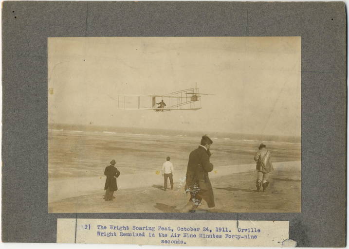 The Wright Soaring Feat! Fantastic Original Photo of Orville Setting a ...