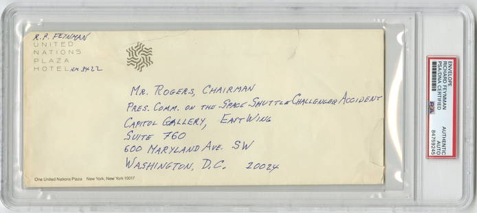 Richard Feynman Handwritten Notes On Challenger Disaster Statement