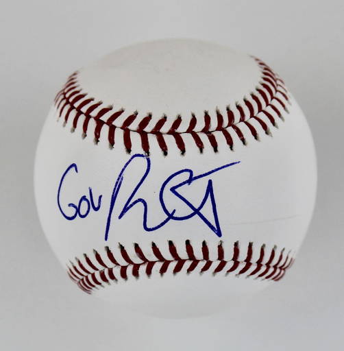 Ron Desantis Boldly Signed Baseball With Psa Authentication.