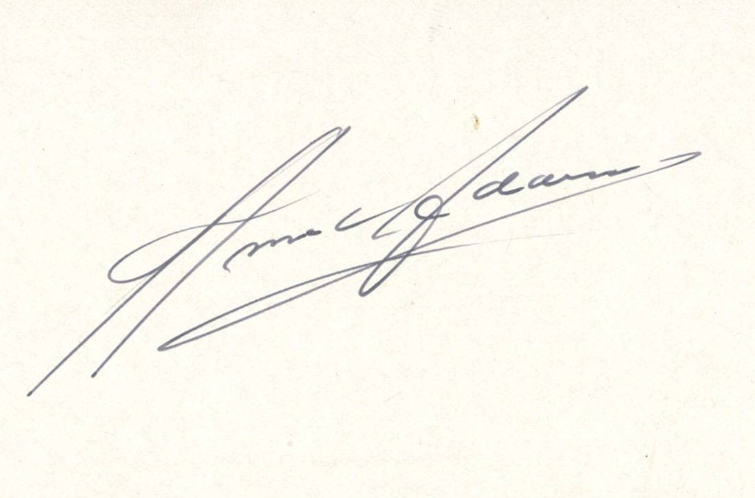 Ansel Adams Signed "gates Of The Valley" Print Auction