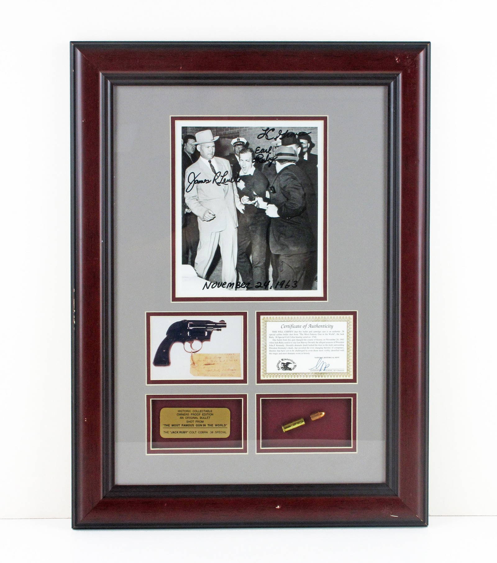 Bullet Fired From Jack Ruby's Gun On 30th Anniv. Of Oswald's Death ...