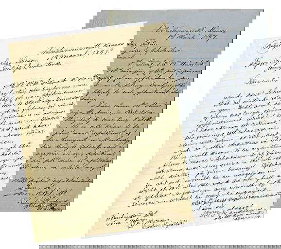 Jeb Stuart Writes His Own Letter Of Recommendation, Signed 2x Within ...