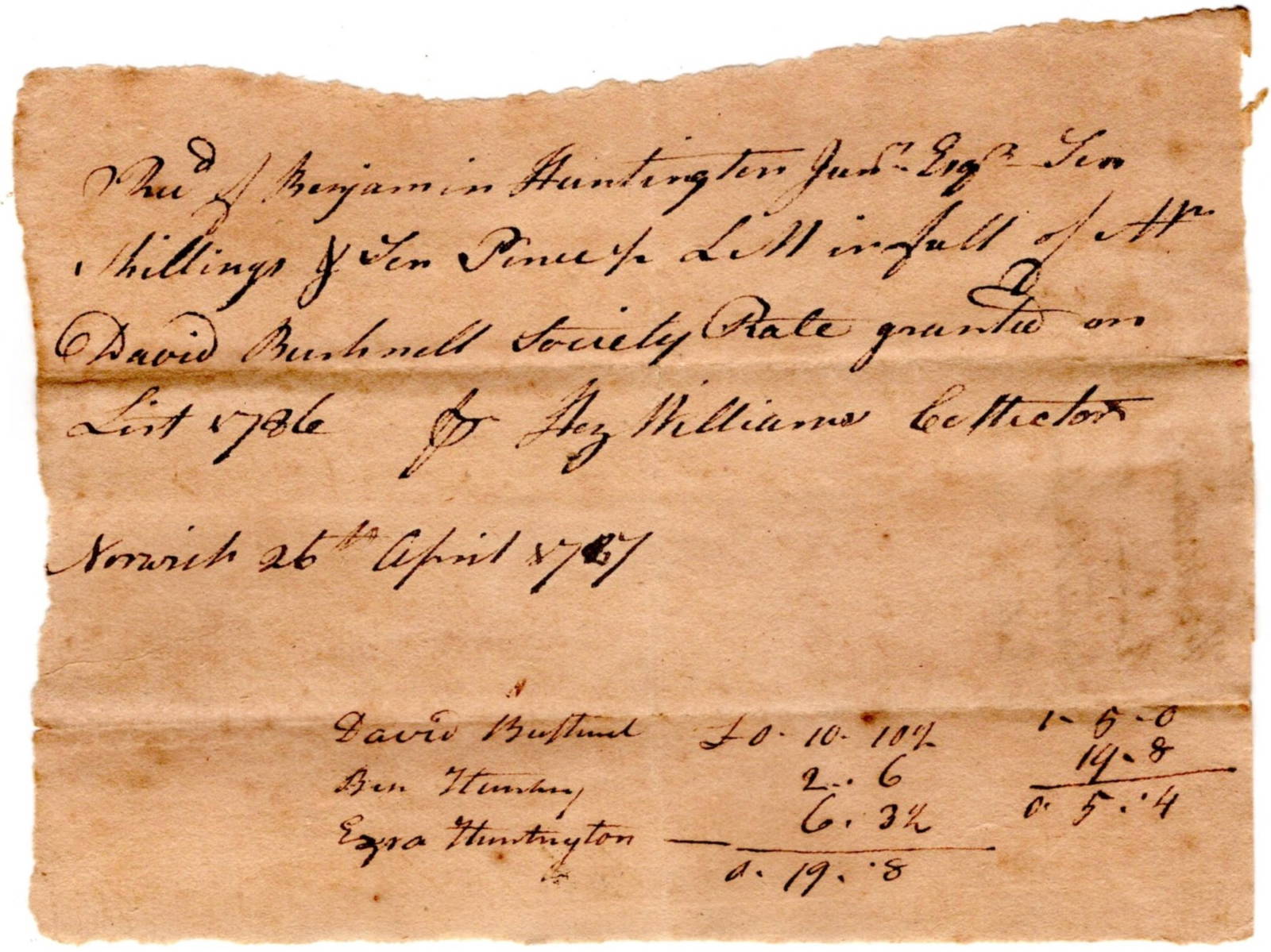 David Bushnell Revolutionary War’s Father Of Submarine Warfare Auction