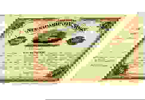 John D. Rockefeller & John Archbold Signed Brown Standard Oil Trust ...