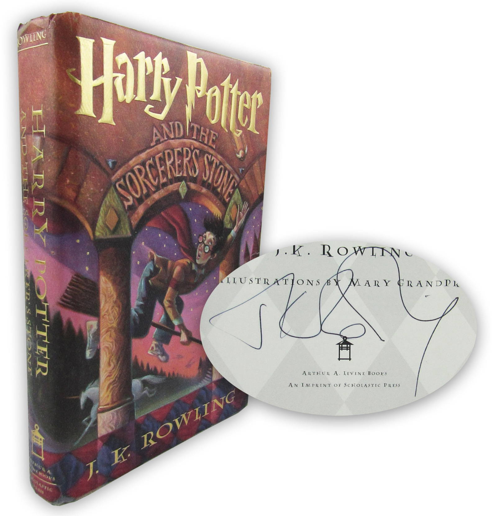 J. K. Rowling Signed 1st American Edition "harry Potter And The ...