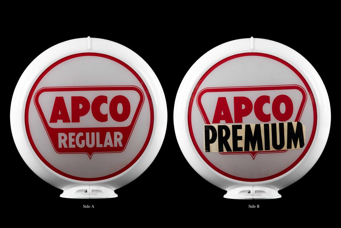 Apco Gasoline Gas Pump Globe - Jan 25, 2019 | Route 32 Auctions in IN