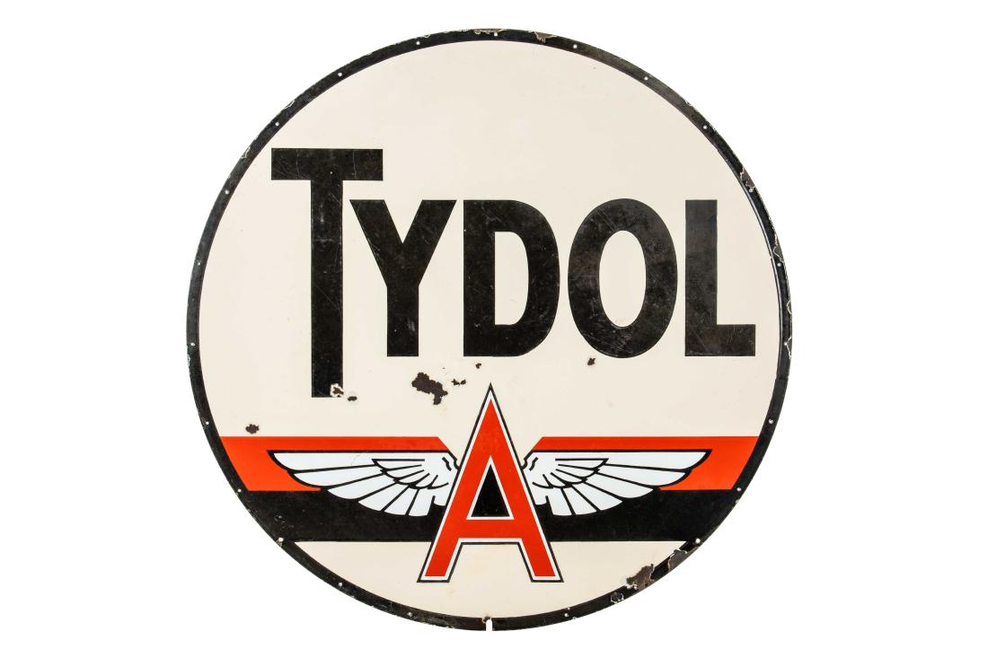 Tydol Flying A Porcelain Sign