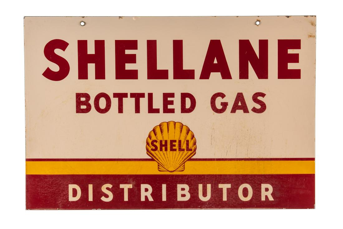 Shellane Bottled Gas Distributor Sign