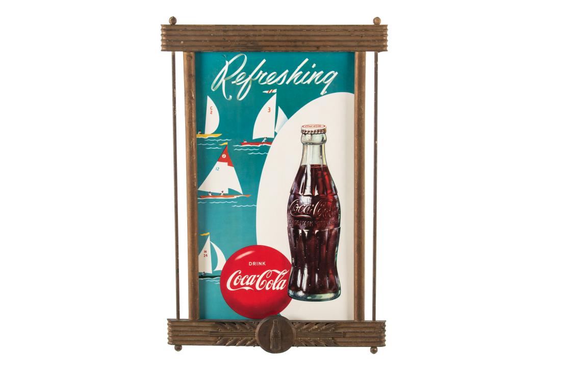Coca Cola Kay Display In Frame