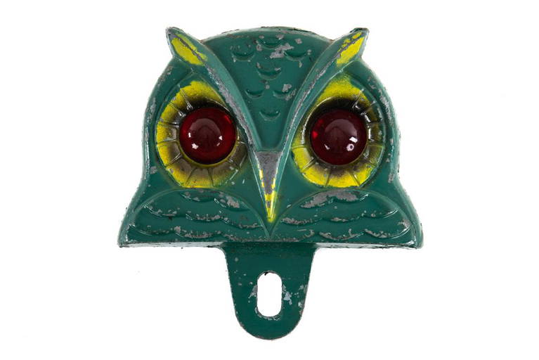 Rare Owl License Plate Topper