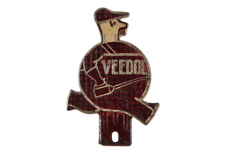 Veedol Motor Oil License Plate Topper