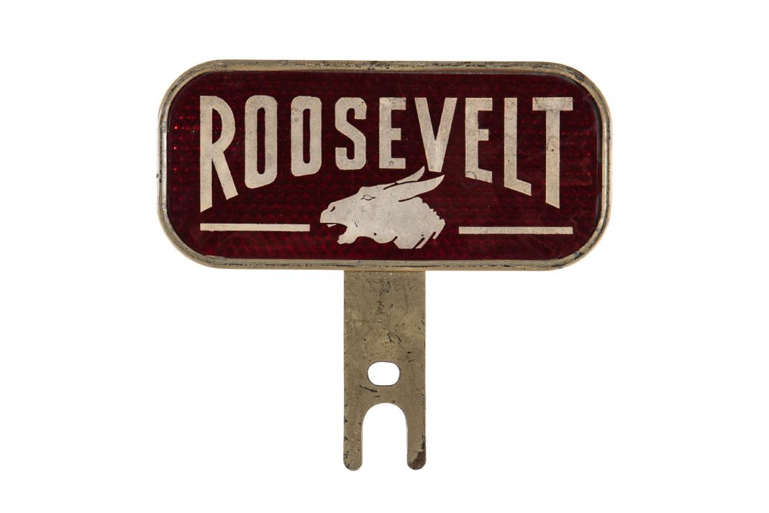 Roosevelt License Plate Topper - Apr 22, 2019 | Route 32 Auctions in IN
