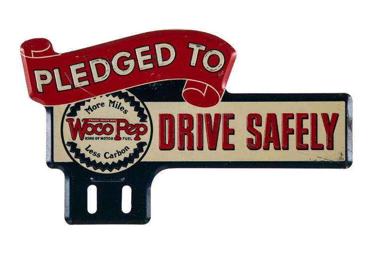 Pure Woco Pep License Plate Topper