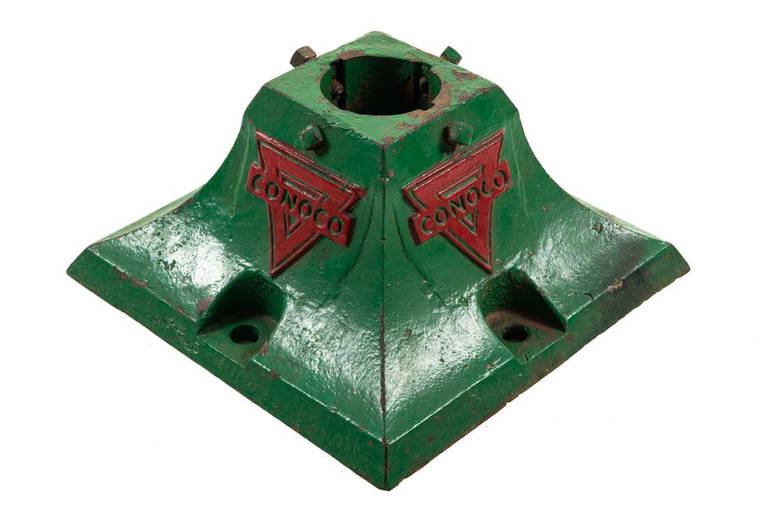 Conoco Cast Iron Pole Base