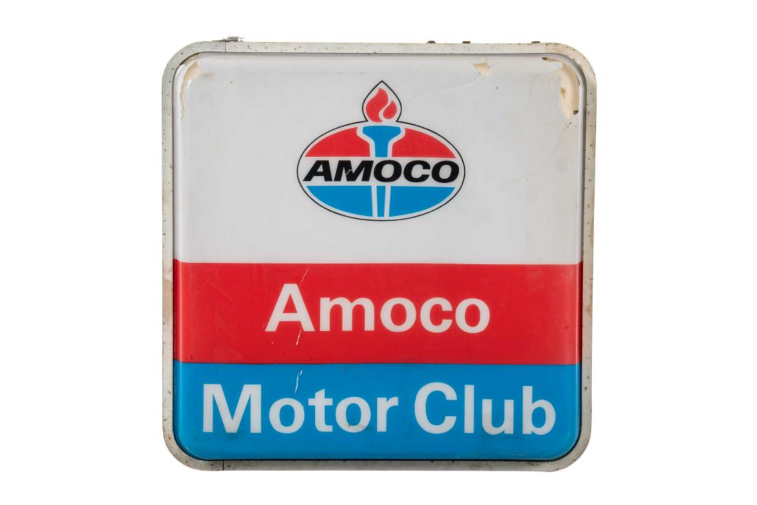 Amoco Motor Club Lighted Plastic Sign - Jun 08, 2019 | Route 32 ...