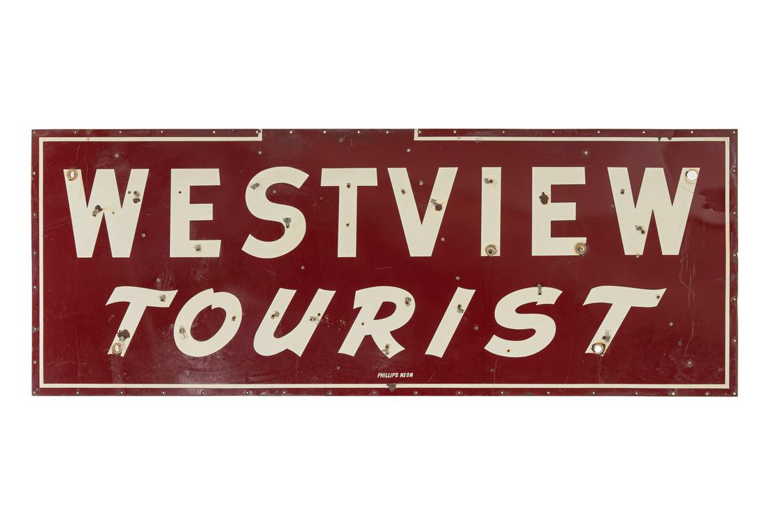 Westview Tourist Porcelain Neon Sign Skin - Sep 14, 2019 | Route 32 ...