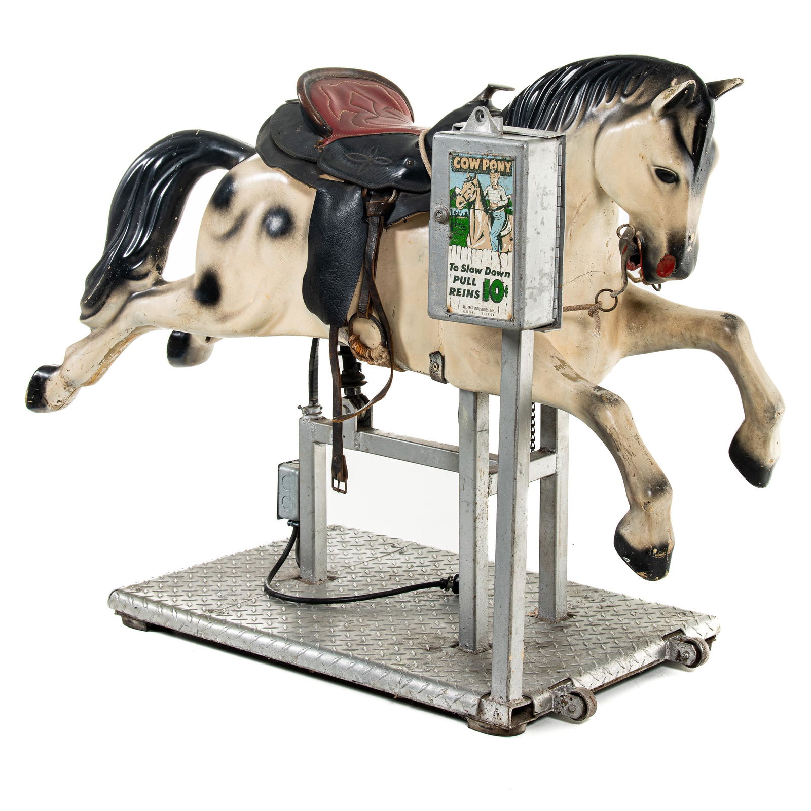 Cow Pony Coin Op Kiddie Ride - Nov 22, 2019 | Route 32 Auctions in IN