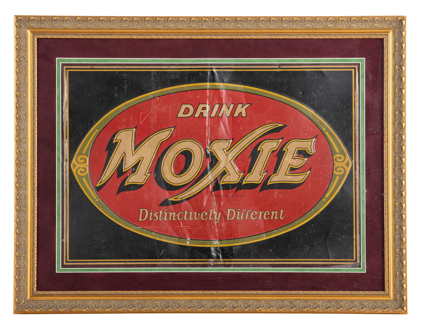 Drink Moxie Distinctively Different Framed Sign - Nov 22, 2019 | Route ...