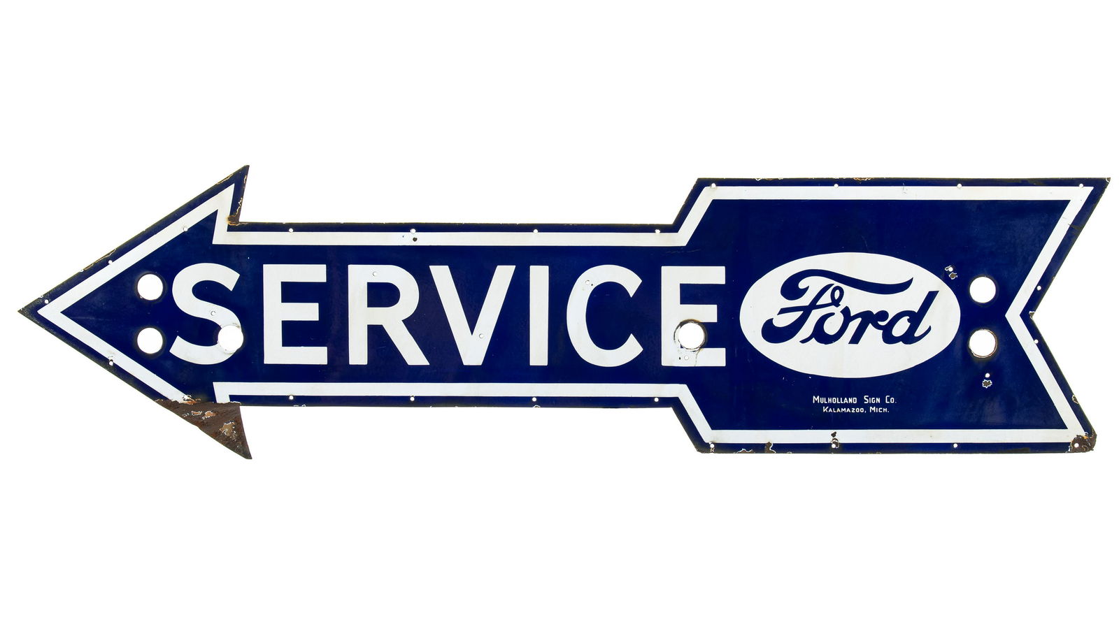 Ford Service Arrow Neon Sign - Nov 23, 2019 | Route 32 Auctions in IN