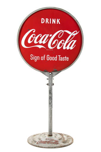 Drink Coca Cola Sign Of Good Taste Curb Sign