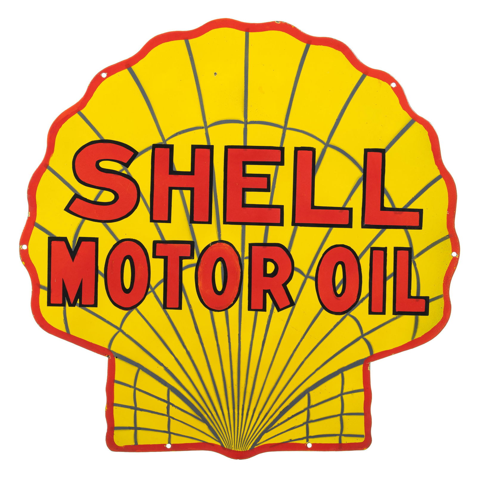 Shell Motor Oil Sign - Mar 22, 2020 | Route 32 Auctions in IN