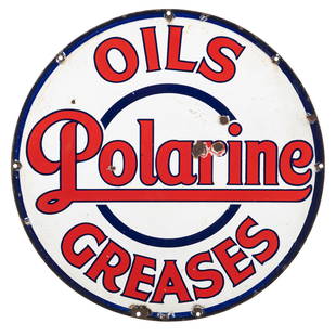 Monogram Greases & Oils Sign