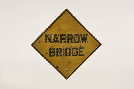 Narrow Bridge Sign