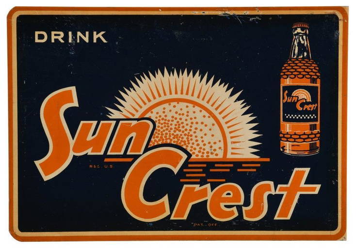 Sun Crest Flange Sign