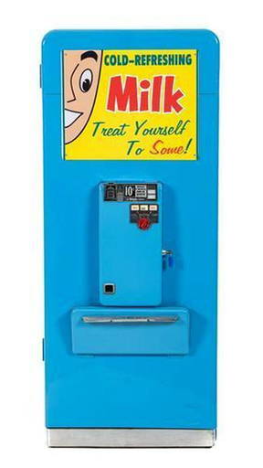 Restored Vendo Milk Machine
