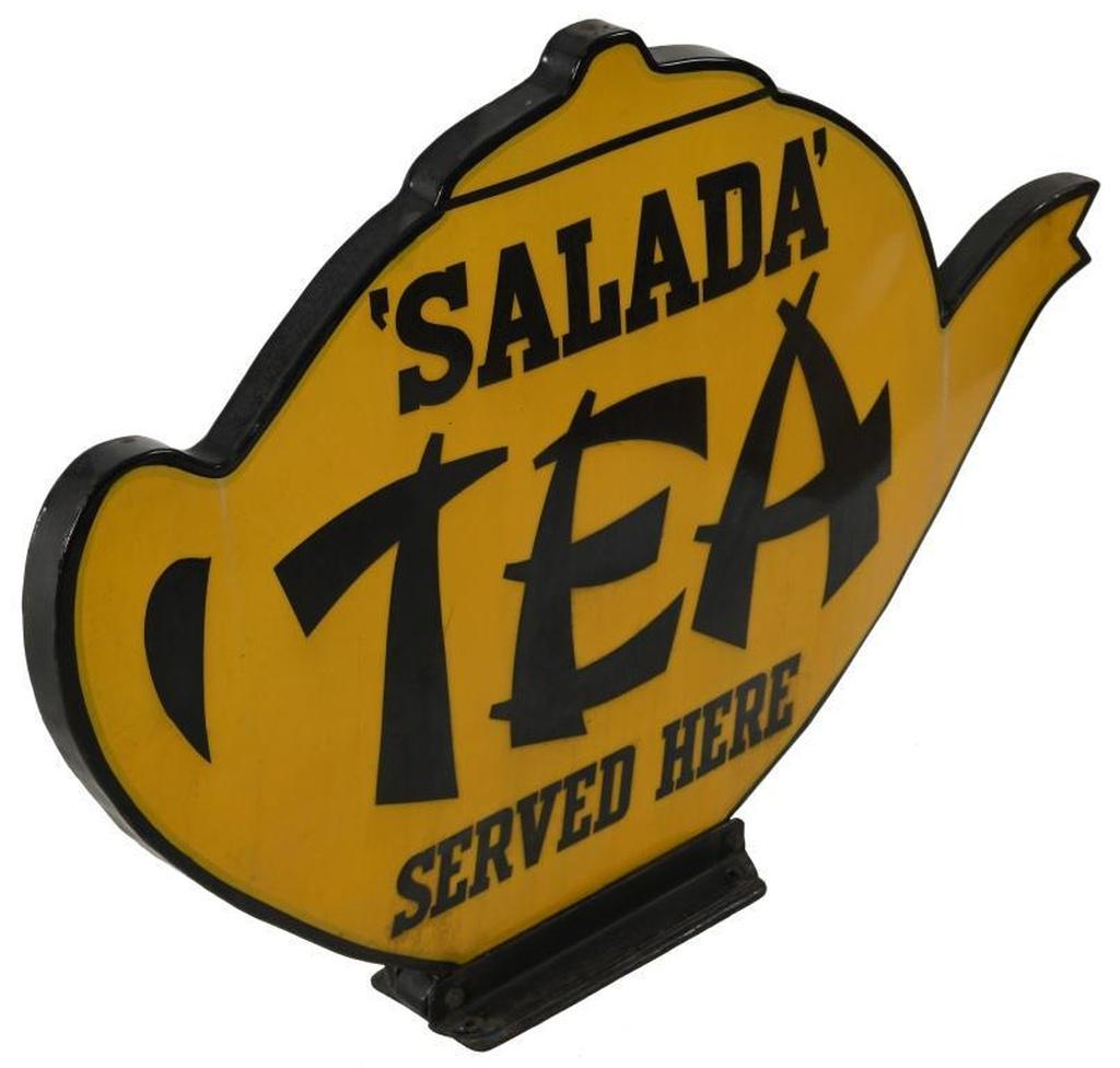 Salada Tea Sign - Sep 26, 2020 | Route 32 & Showtime Auctions in Indiana
