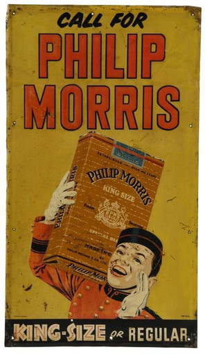 Call For Phillip Morris Sign