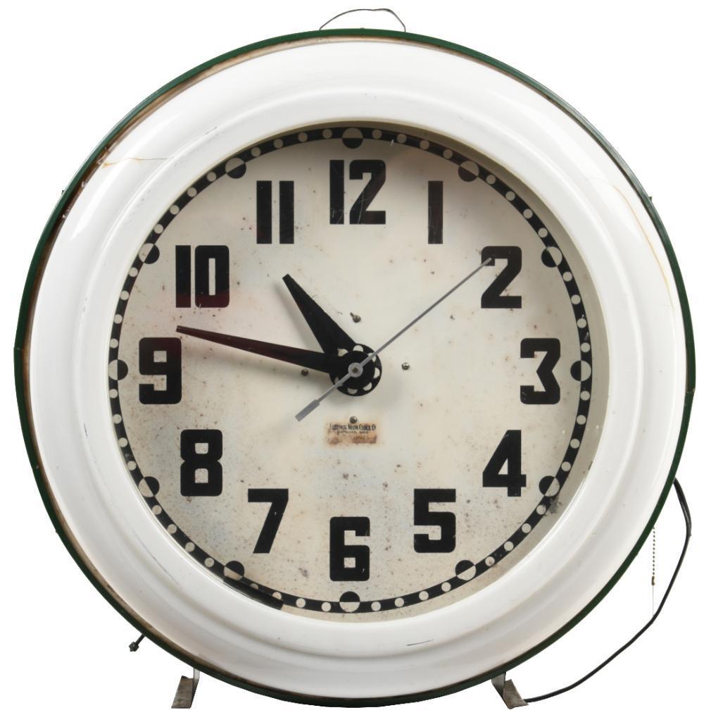 Electric Neon Clock