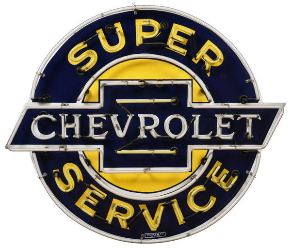 SSP Chevrolet Super Service Neon Sign - Oct 10, 2020 | Route 32 ...