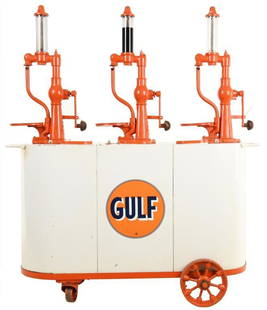 Restored Round Gulf Oil Lubester