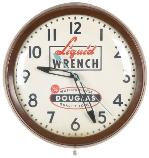 Liquid Wrench Clock