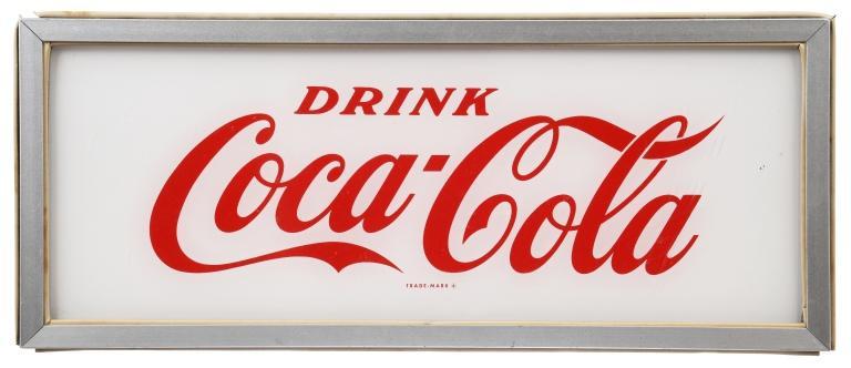 Drink Coca Cola Plastic Light Up Sign