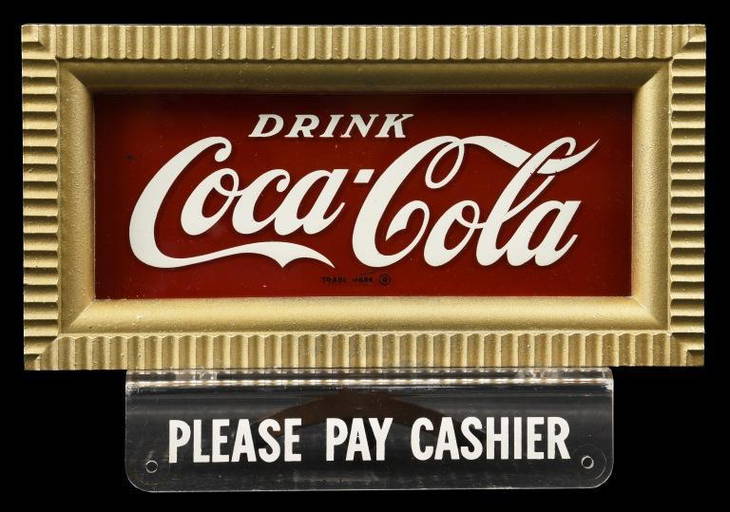 Light Up Coca Cola Counter Display