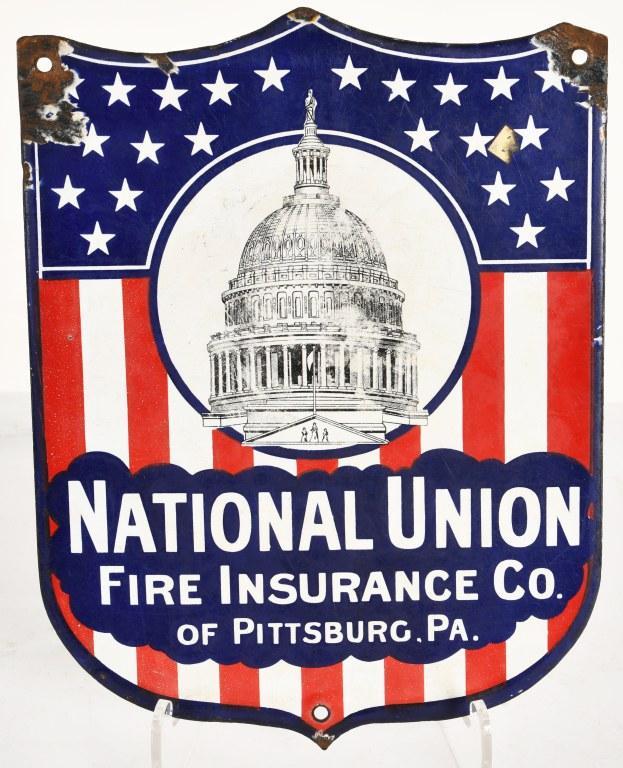 For Auction: NATIONAL UNION FIRE INSURANCE SIGN (#0063) on Jan 08, 2021 ...
