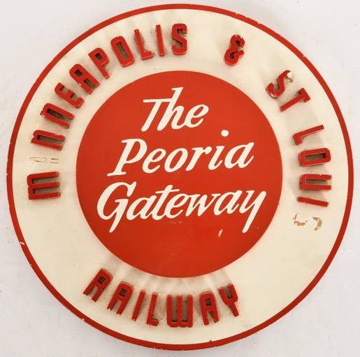 Minneapolis & St. Louis Railway Sign